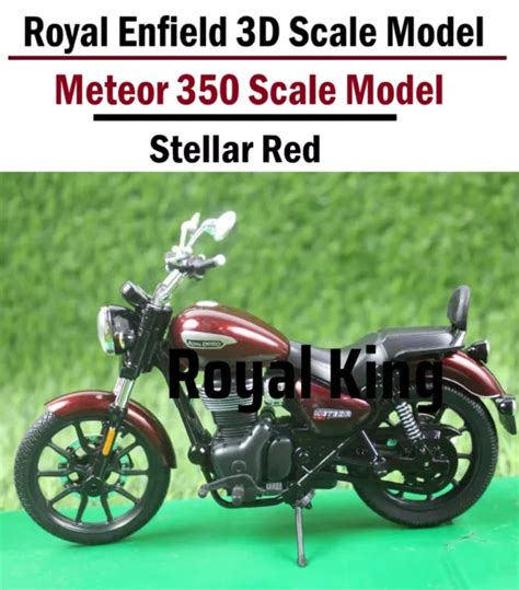 Royal Enfield Meteor 350 Scale Model Supernova Yellow Rlcsmm000017