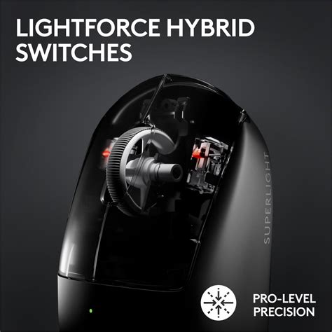 Logitech G PRO X SUPERLIGHT LIGHTSPEED Wireless Gaming Mouse White JB Hi Fi