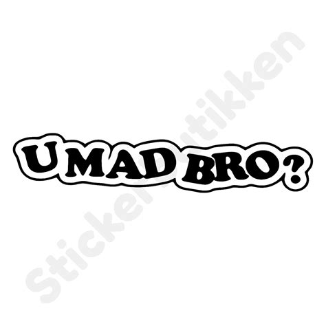 Umadbro 2 Stickerbutikken No