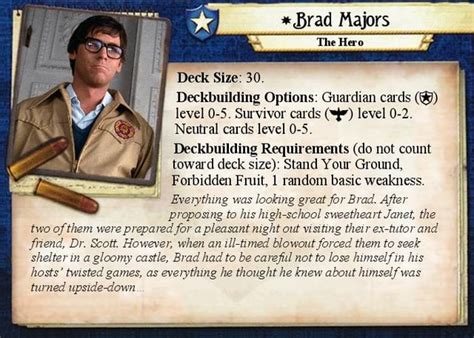 The Arkham Horror Picture Show 15 Brad Majors Rarkhamhorrorlcg