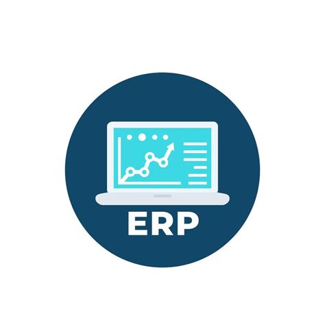 Erp System Software Icon Vector 4332476 Vector Art At Vecteezy