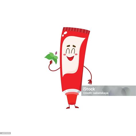 Funny Toothpaste Cartoon