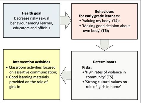 An Example Of Linking The Health Goals To Interventions By Using The Download Scientific