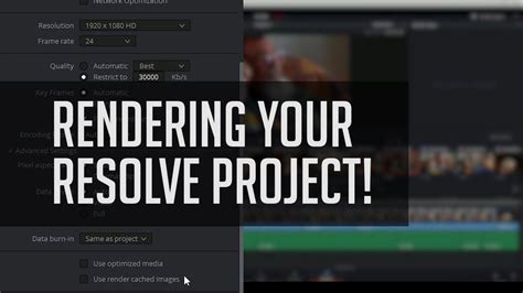 Best Render Settings In Davinci Resolve My Resolve Export Codecs N