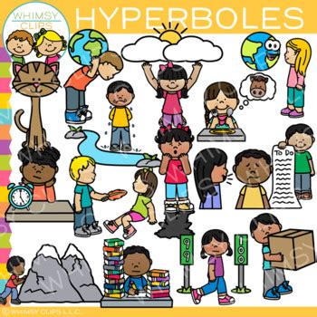 Hyperboles Clip Art By Whimsy Clips Tpt