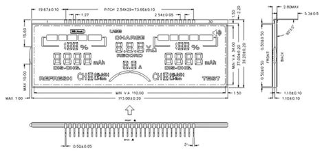 Custom Htn Stn Fstn Va Lcd Panel Lithium Battery Charger Meter Lcd