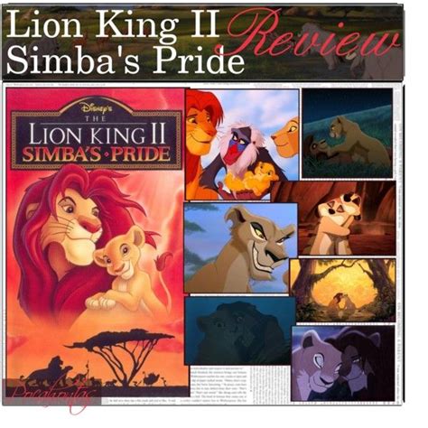 Lion King Ii Simbas Pride Review Lion King Ii Music Book Lion King
