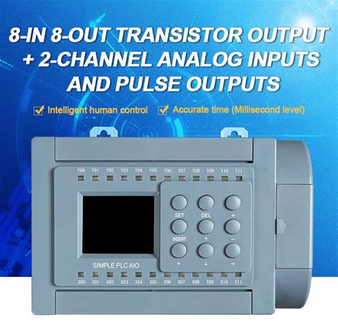 Huaqingjun In Out Transistor Output Plc Channel Analog Inputs Ma Pulse Outputs Plc For