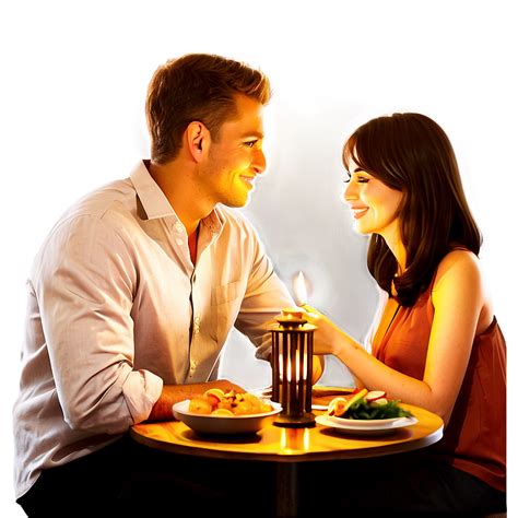 Download Candlelit Dinner Date Png 06132024