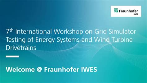 Tom Hoffmann On Linkedin A Big Thank You To Fraunhofer Iwes Hosting This Workshop Was A