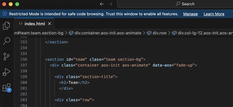 Visual Studio Code Restricted Mode Is Intended For Safe Code Browsing Code2care