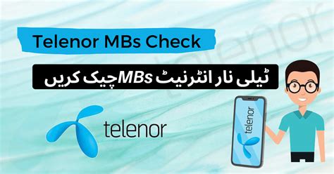 Telenor MB Check Code Check Remaining Data