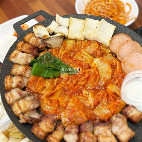 상무지구 고기집 칠성가 삼겹살김치에 꽃들살 네이버 블로그