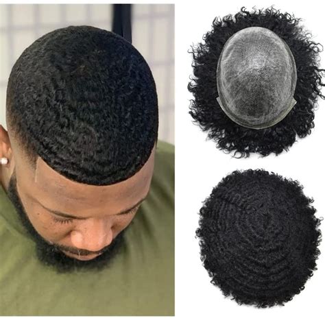 Buy Hair Units For Black Men Hair Wonders Afro Toupee For Black Men