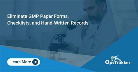 Opstrakker On Linkedin Electronic Gmp Forms And Digital Work