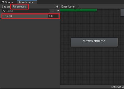 《学unity的猫》——第十六集：unity动画使用混合树blendtree实现动画过渡控制 怎么在blendtree里插入过渡动画 csdn博客