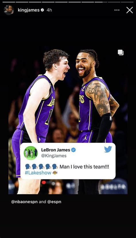 Bronupdates On Twitter LeBron Via IG Stories