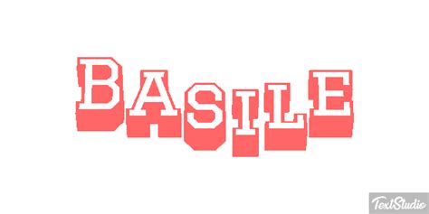 Basile Name Animated  Logo Designs