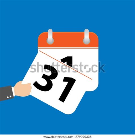 Vector Calendar Apps Icon Last Day Stock Vector Royalty Free