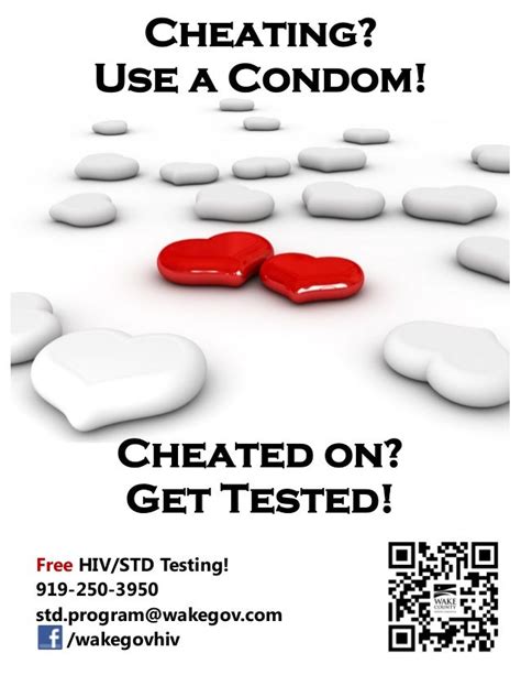 Cheating Use A Condom Poster