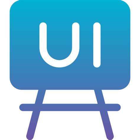 User Interface Generic Flat Gradient Icon