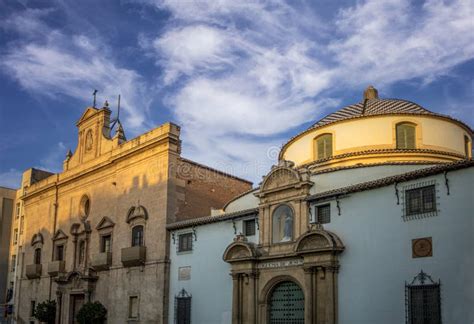 Baroque Facades of the Parish of San Andrés and the Church of Jesus Headquarters of the