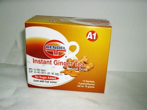 Kendel A1 Instant Ginger Tea No Sugar Added 14 Bags Sams Bread