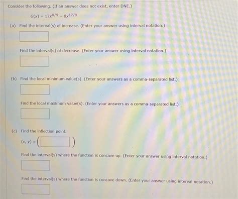 Solved Consider The Following If An Answer Does Not Exist Chegg