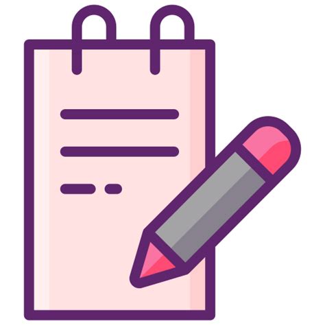 Note Taking Flaticons Lineal Color Icon
