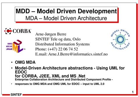 ppt mdd model driven development mda model driven architecture