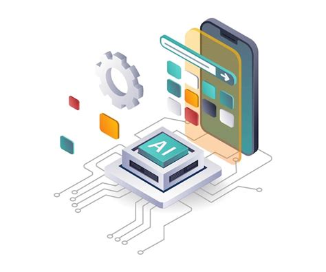 premium vector building smart apps with artificial intelligence
