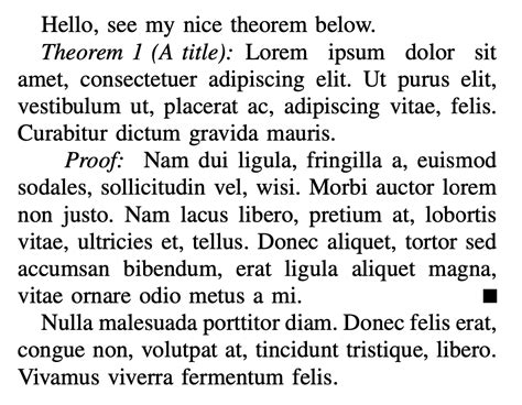 Amsthm How Can I Get A Line Break In A Theorem Headline Using The Ieeeconf Class TeX