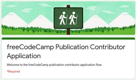 How We Can Submit An Article To Fcc Freecodecamp Support The