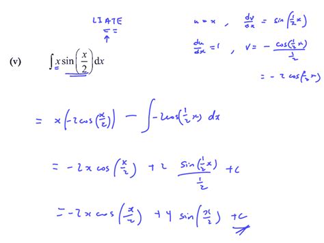 A Level H2 Math Techniques Of Integration 5 Essential Questions