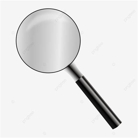 Vector Cartoon Black Magnifying Glass Clipart Cartoon Clipart Glass