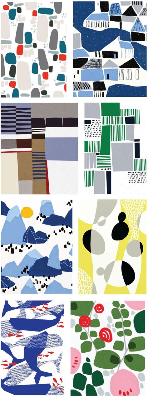 Ophelia Pang Pattern Illustration Graphic Patterns Surface Pattern