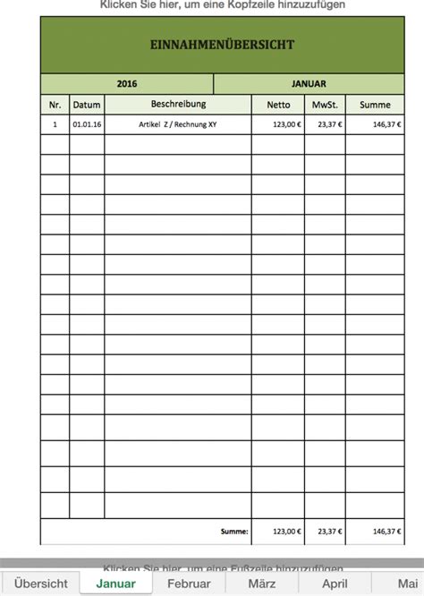 Einnahmen Rechner Mit Excel Kostenlos Ohne Anmeldung