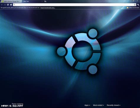 Ubuntu Design BLUE Eg Art By Hr On DeviantArt