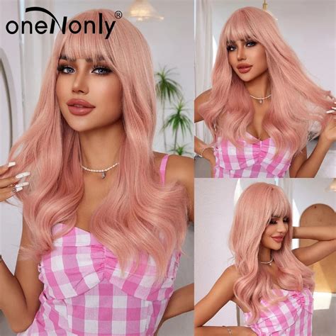 Perika Nova Roza Boje Duga Sa šiškama Prirodan Izgled Kose