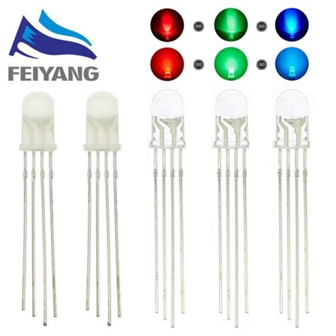 Pcs Mm RGB LED Emitting Diode Micro Indicator Red Green Blue Multicolor Common Anode Cathode