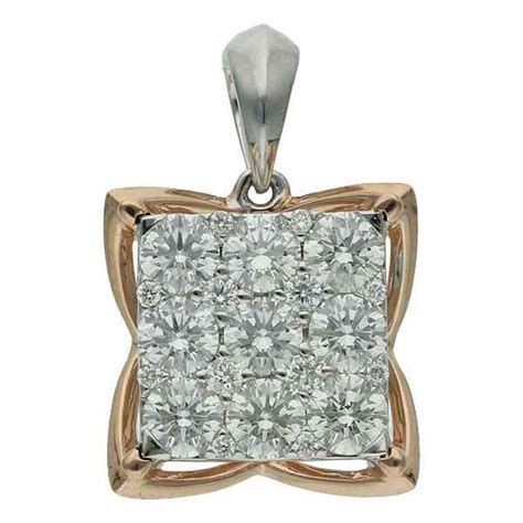 Diamond Pendant Illusion Princess Lwf0768 Passion Jewelry