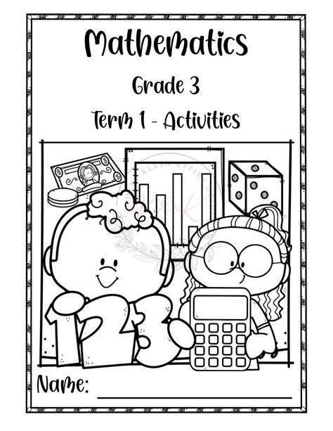 Grade 3 Mathematics Activity Book Term 1 2025 Vinkel And Koljander