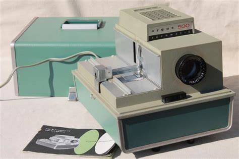 Retro Argus 500 Automatic Slide Projector Mid Century Vintage Projector For 35mm Slides