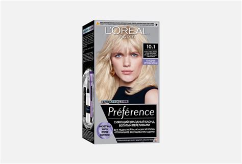 Loreal Paris Стойкая крем краска для волос Préférence Cool Blondes 10