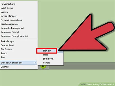 How To Log Off Windows 8 8 Steps With Pictures Wikihow