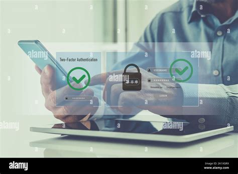 Two Factor Authentication Ensure Protection Identification Concept