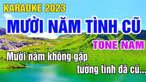 Mười Năm Tình Cũ Karaoke Tone Nam Nhạc Sống gia huy beat Chords Chordify