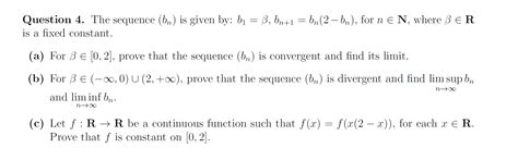 solved question 4 the sequence bn is given by bj b
