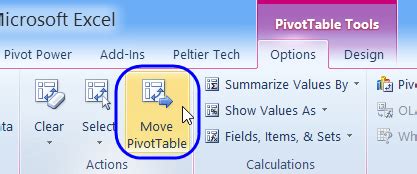 How To Select Parts Of Excel Pivot Table