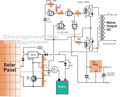 Como Fazer Um Circuito Inversor Solar Simples